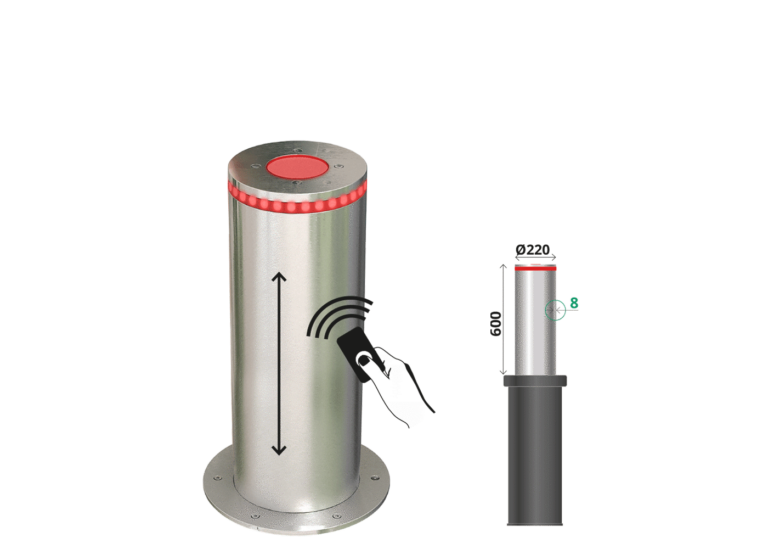 Benito H6008 Stainless Steel Commercial hydraulic automatic bollards ...
