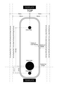 Borg BL7003 ECP Fixing template | Rolling Center