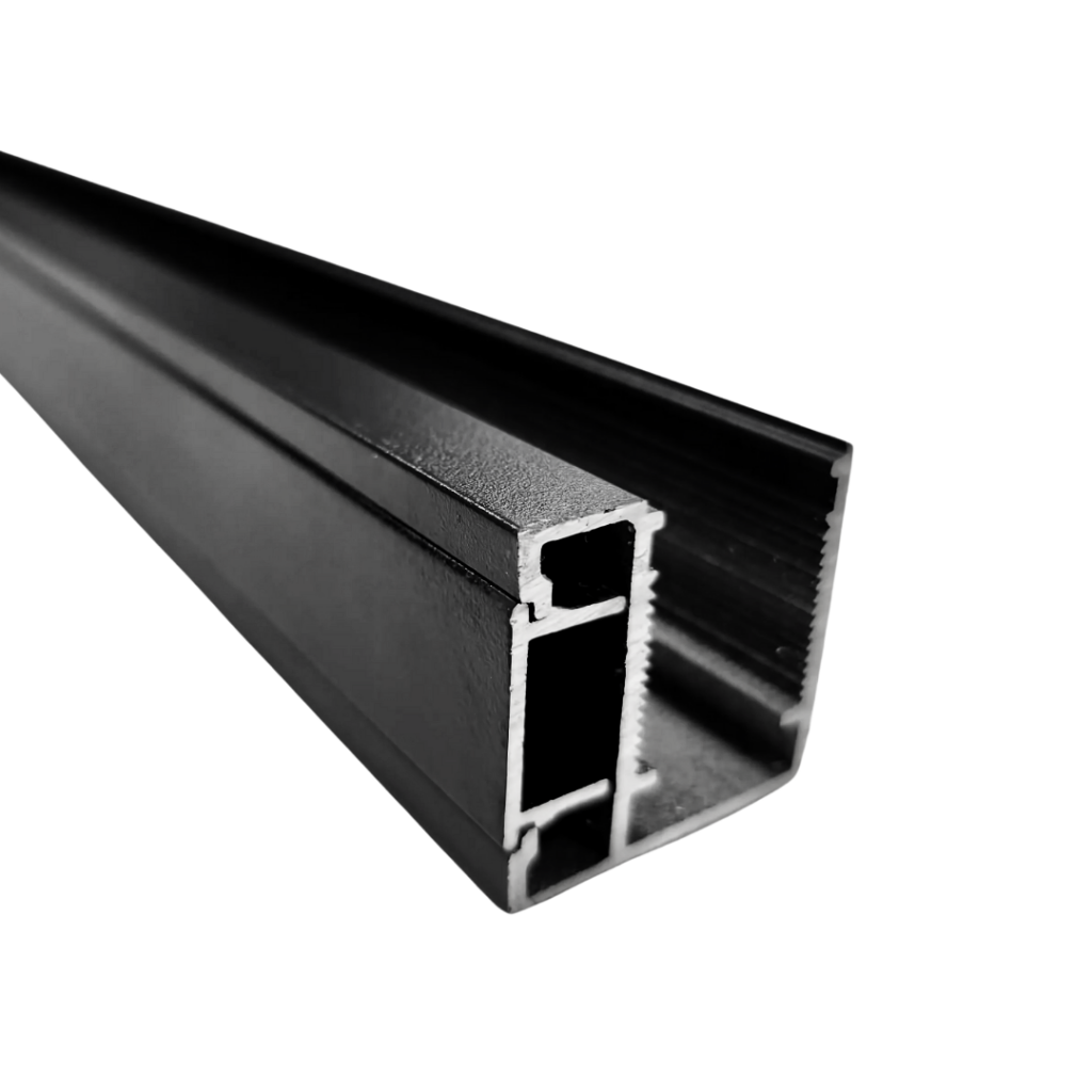 Aluminium U Channel 3m Black | Rolling Center